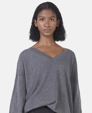 Stella McCartney V-neck Knitted Jumper - Grey