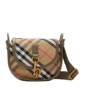 Burberry Mini B Clip Messenger Bag - Beige