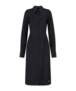 Marine Serre Button Detailed Dresses