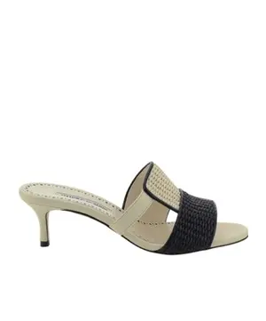 Manolo Blahnik Open-toe High-heeled Sandals - Nude