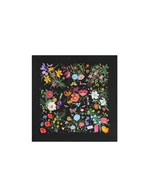Gucci Printed Twill Scarf - Black