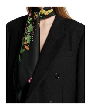 Gucci Printed Twill Scarf - Black