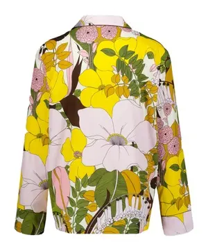La DoubleJ Hammock Floral-print Cotton Shirt - Pink