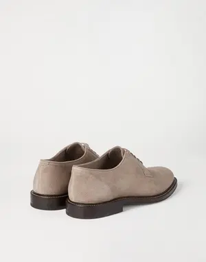 Brunello Cucinelli Suede Derby Shoes - Brown
