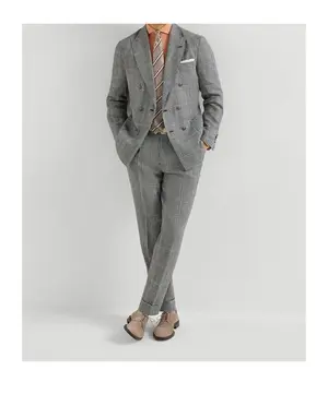 Brunello Cucinelli Suede Derby Shoes - Brown