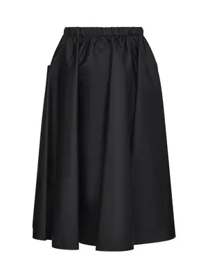 Prada Belted Pleated Skirt