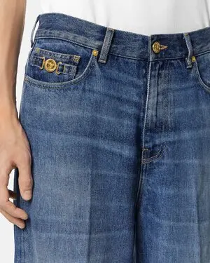 Versace Medusa Biggie Jeans - Blue
