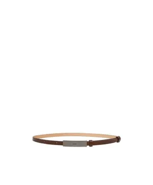 MAX MARA Max Mara Logo Engraved Buckle Belt