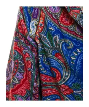 Etro Paisley Pattern Belted Bath Robe - Multicolor