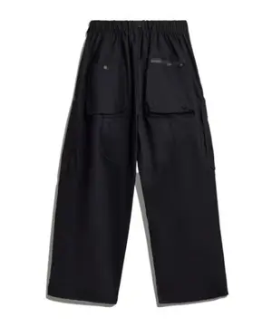 Y3 Pleated Detail Cargo Trousers
