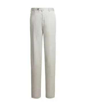 PT TORINO Slim-cut Chino Trousers - Gray