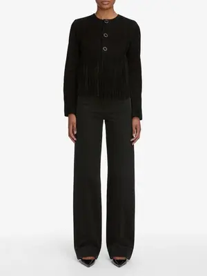 FRAME High-waisted Wide-leg Jeans