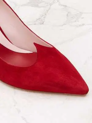 ROGER VIVIER I Love Vivier" Pointed-toe Pumps - Red
