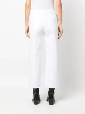 Paige Vanessa Wide Leg Jeans - White