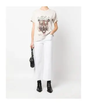 Paige Vanessa Wide Leg Jeans - White