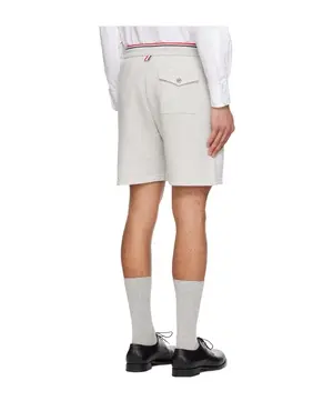Thom Browne Drawstring Shorts With Signature Striping