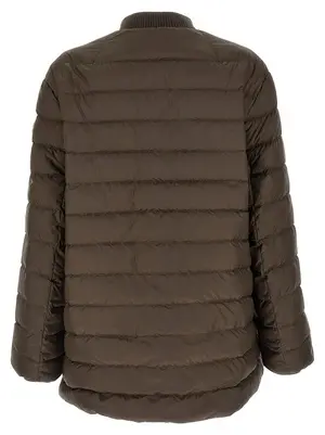 Moncler Zipped Padded Jacket - Brown