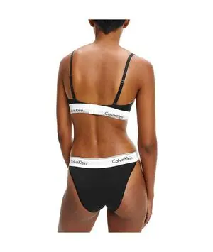 Calvin Klein Triangle Bra - Black