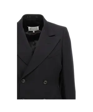 MAISON MARGIELA Double-breasted Blazer - Black