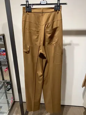 Max Mara Tailored Wide-leg Trousers With Monogram Detail