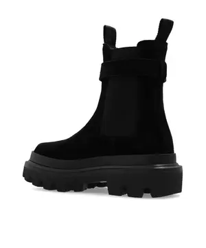 Dolce & Gabbana Dg Logo Plaque Ankle Boots