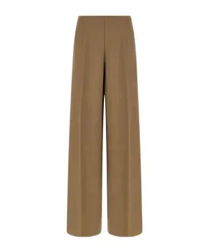 Herno Micro Sequin Wide Leg Trousers - Brown