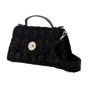 Simone Rocha Valentine Pearl Embellished Tweed Mini Bag