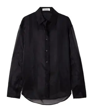 THE FRANKIE SHOP Sheer Long Sleeve Shirt