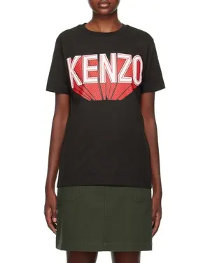 Kenzo Logo Printed Crewneck T-shirt