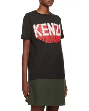 Kenzo Logo Printed Crewneck T-shirt