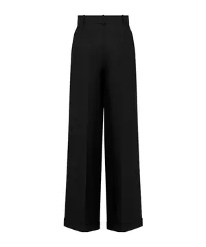 Dior Wide-leg Tailored Pants - Black