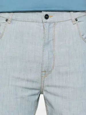 Fendi Straight-leg Jeans With Contrast Stitching