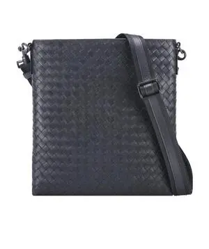 Bottega Veneta Knitted Cross-body Bag - Black