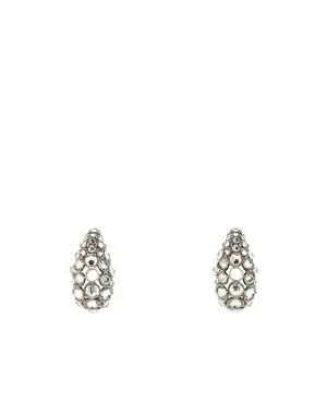 Valentino Garavani Embellished Water-drop Shaped Diamond Earrings
