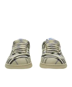 Burberry Vintage Check Lace-up Sneakers - Lichen