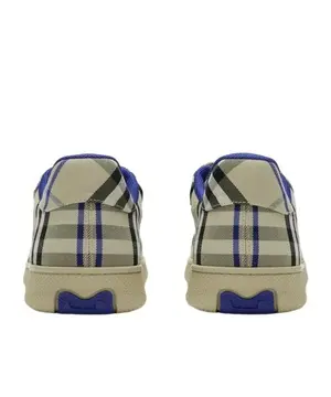 Burberry Vintage Check Lace-up Sneakers - Lichen