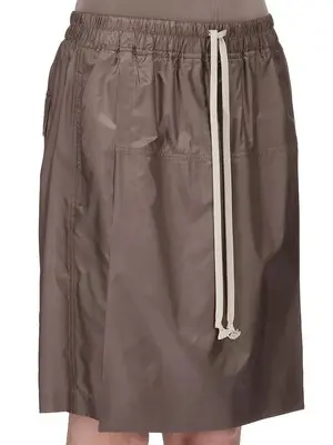 Moncler Rick Owens Logo Embroidered Drawstring Shorts - Multicolor