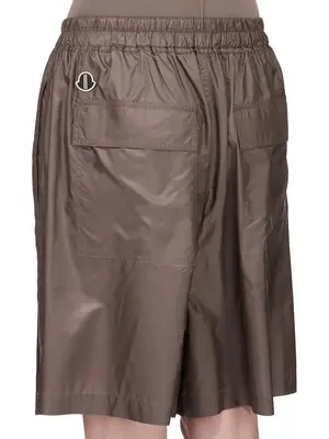 Moncler Rick Owens Logo Embroidered Drawstring Shorts - Multicolor