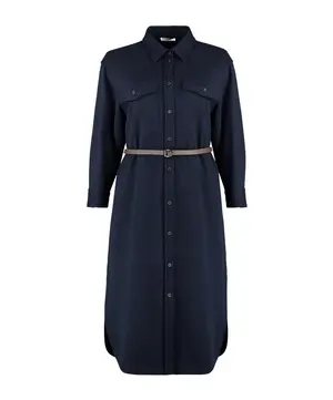 Peserico Cinched Shirtdress