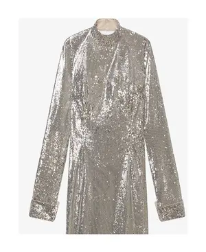 Givenchy Open-back Sequin Gown