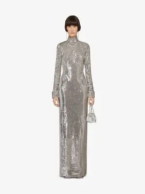 Givenchy Open-back Sequin Gown