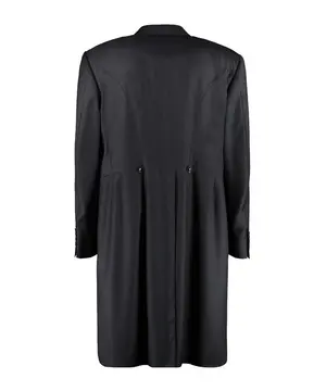 Canali Tailcoat With Rounded Lapel - Black