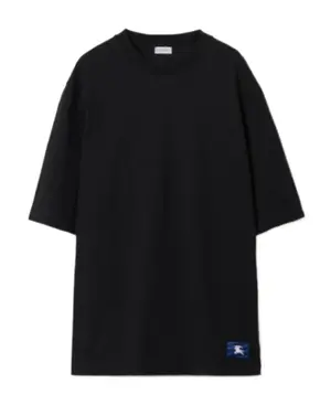 Burberry Equestrian Knight-patch Crewneck T-shirt - Black