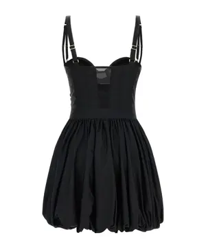 Elisabetta Franchi Corset Mini Dress With Puffy Skirt