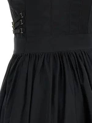 Elisabetta Franchi Corset Mini Dress With Puffy Skirt