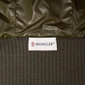 Moncler Quilted Down Zip Hooded Jacket