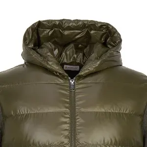 Moncler Quilted Down Zip Hooded Jacket