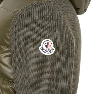 Moncler Quilted Down Zip Hooded Jacket