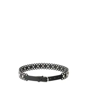 Isabel Marant Étoile Zalla Belt - Black/silver