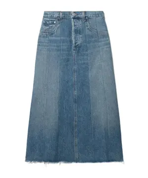 Citizens Of Humanity Denim Midi Skirt